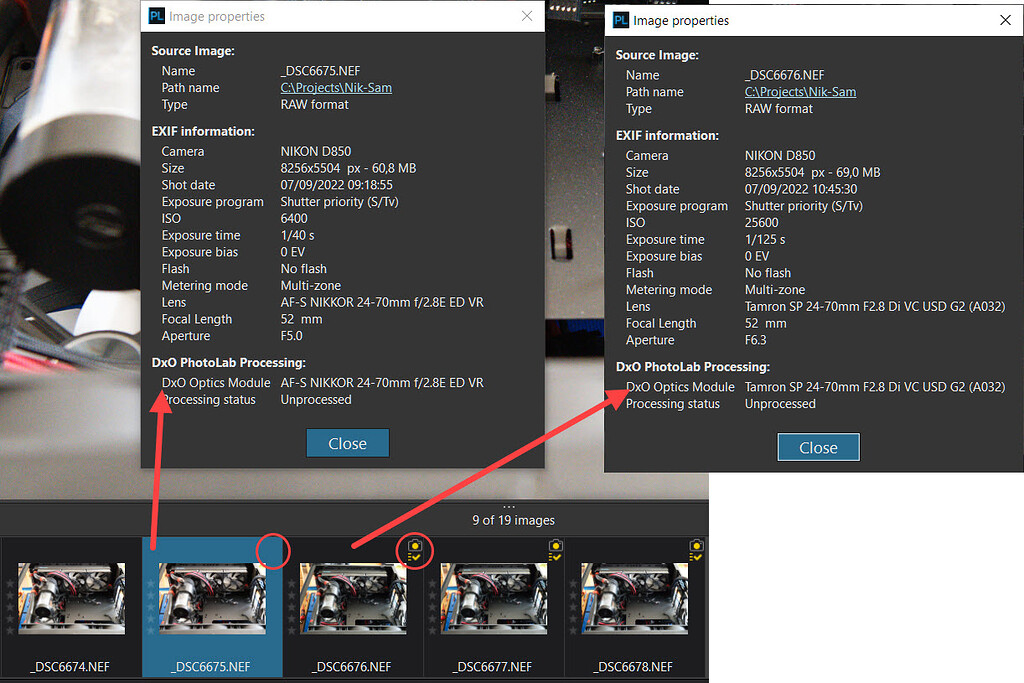 PL 5.4 - Trial - Optics Modules icon in film strip? - DxO PhotoLab ...