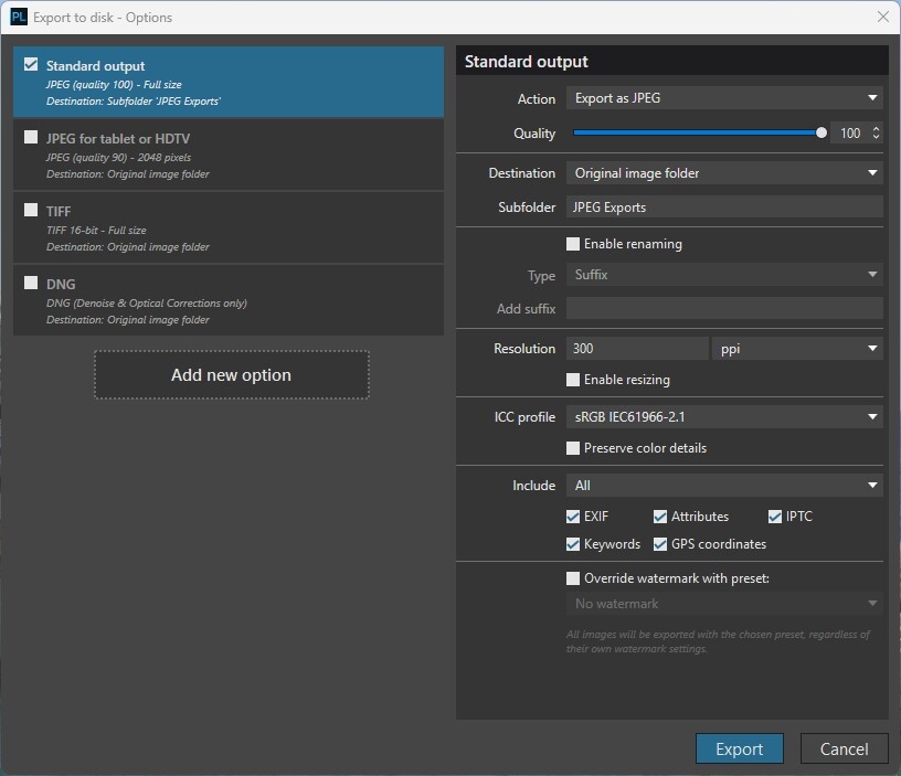 Unable to amend existing Windows export folder names in Windows V9 ...